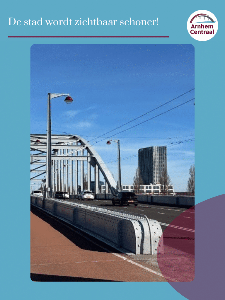 Ooit opgevallen hoe schoon de John Frostbrug is? - Arnhem Centraal